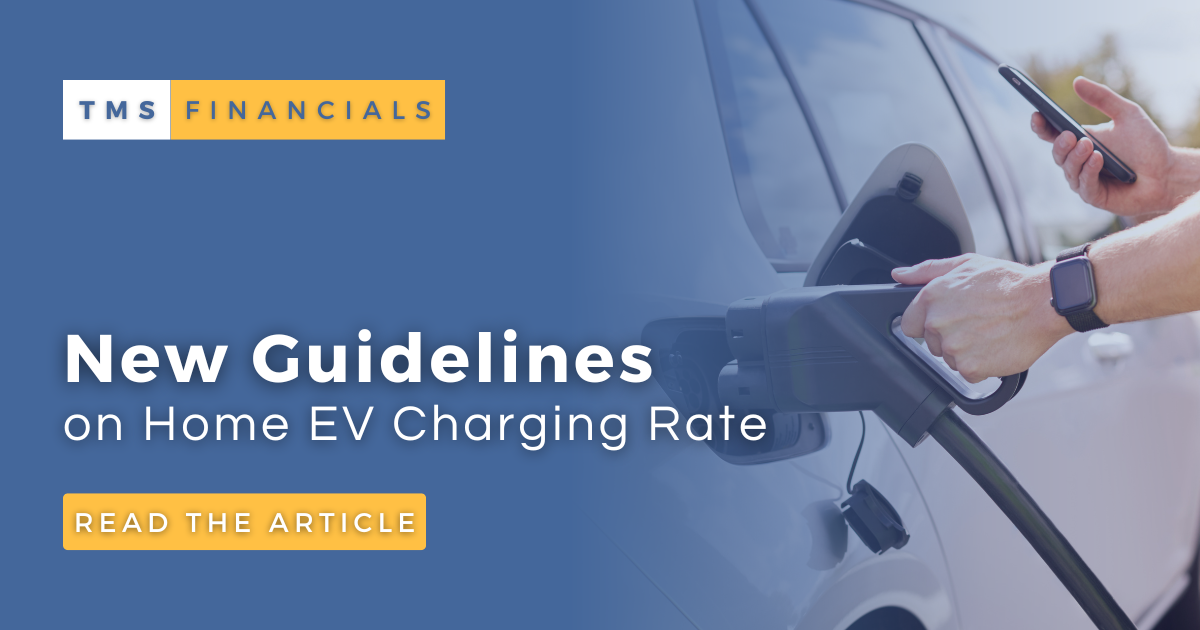 New Home EV Charging Rate Guidelines – TMS Financials